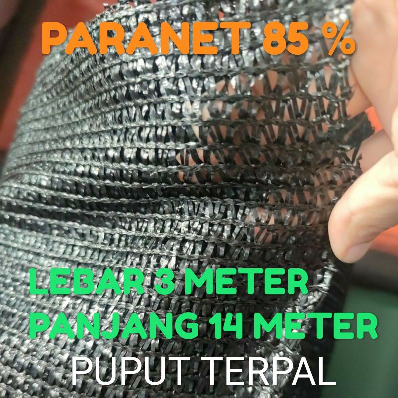 Jual Paranet import 85% 3X14 meter / shanding net / jaring atap tanaman ...