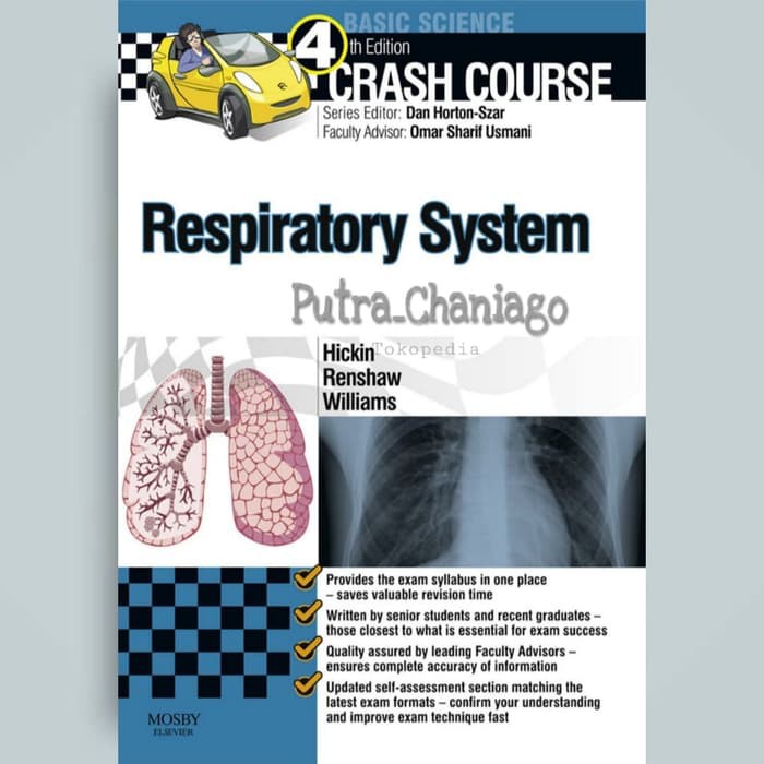Jual Buku Kedokteran Crash Course Respiratory System 4th Edition by ...