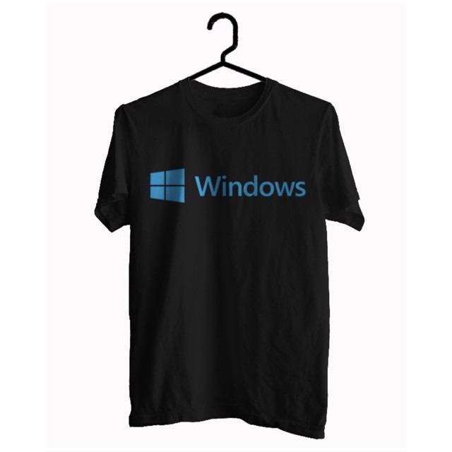Jual Kaos Oblong Distro Windows Logo | Shopee Indonesia