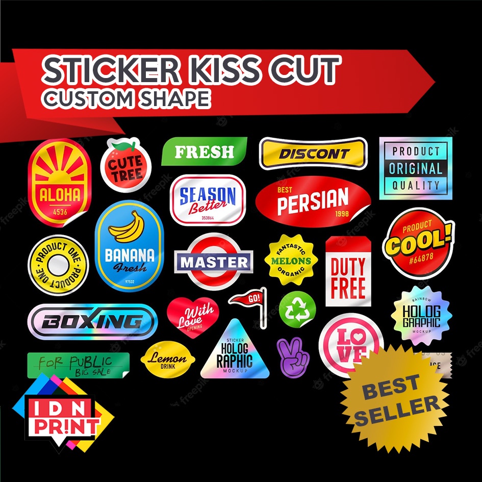 Jual IDN PRINT - PROMO HARGA TERMURAH Cetak Murah Stiker Sticker Kiss ...