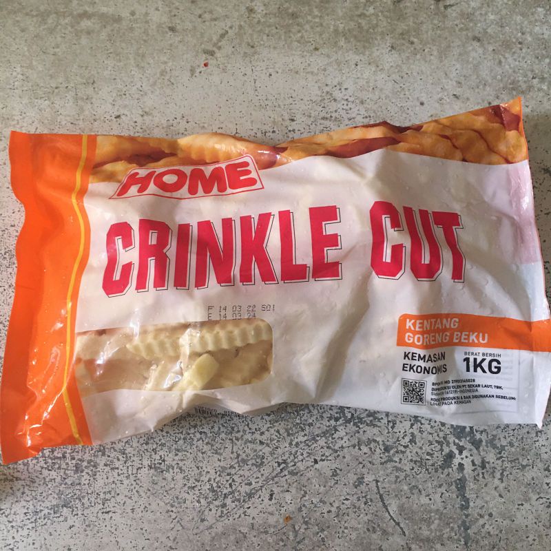 Jual HOME KENTANG CRINKLE CUT / 1KG | Shopee Indonesia