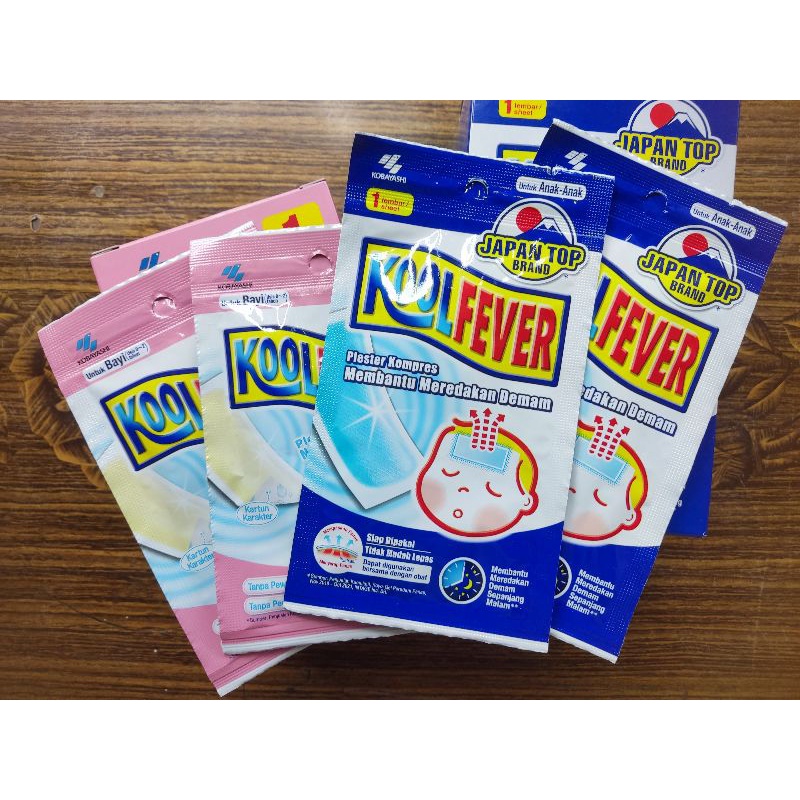 Jual Kool Fever Cool Fever Plester Kompres Demam Bayi Anak Cooling Patch Demam Koolfever 1 ...