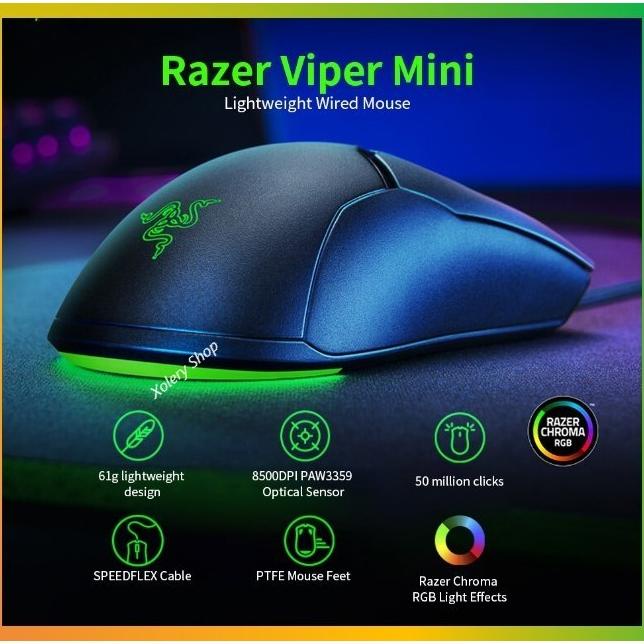 Jual Razer Viper Mini Gaming Mouse Chroma Rgb 61G Ultra Lightweight ...