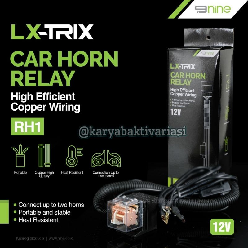Jual KABEL SET RELAY NINE LX-TRIX RH1 UNTUK KLAKSON - NINE AUTOSERIES ...