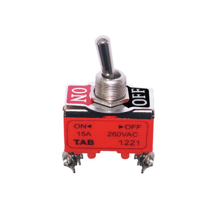 Jual Saklar Toggle Switch DPDT E-TEN 4 Kaki 1221 15A 250V (On-Off ...