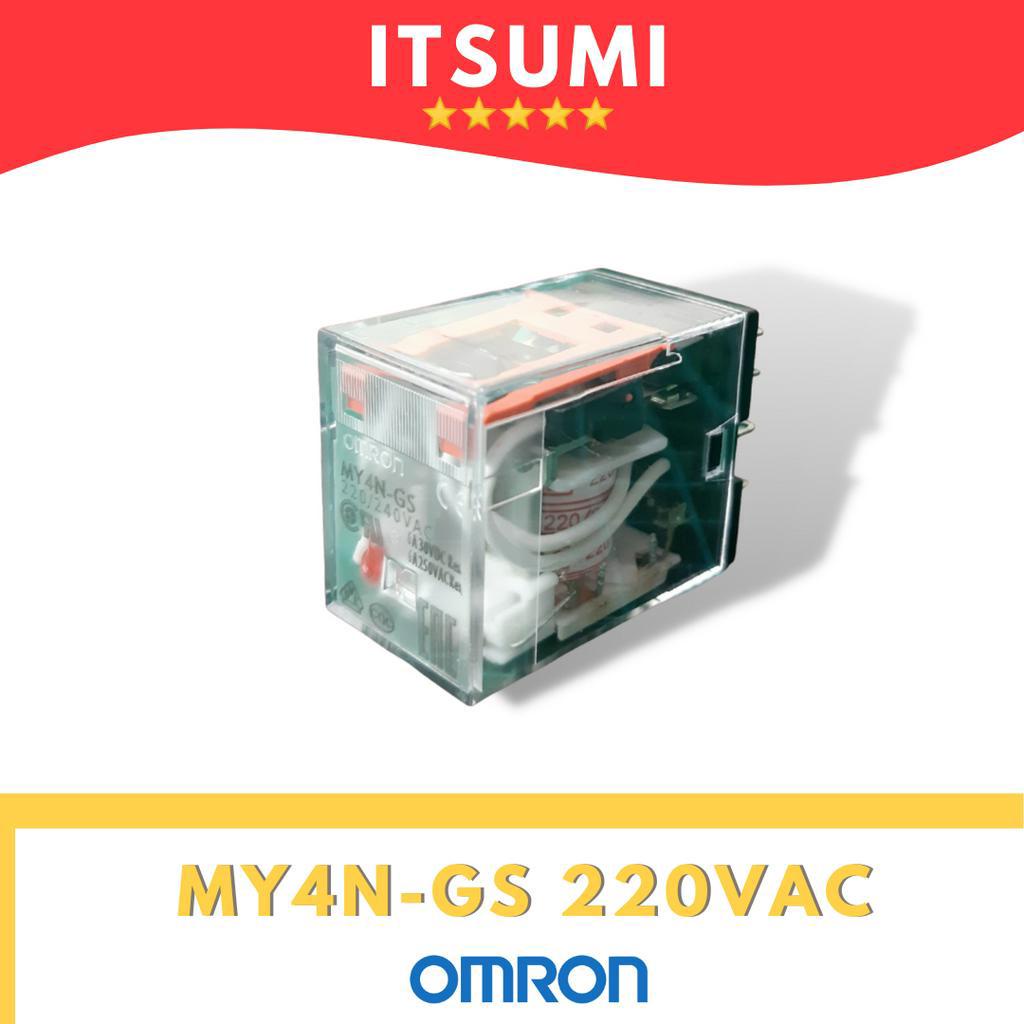 Jual Relay Omron MY4N-GS 220 VAC MY4N GS MY4NGS 220 VAC | Shopee Indonesia