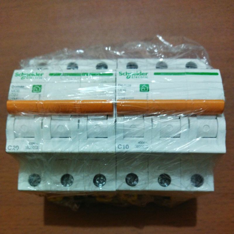 Jual Schneider 3phas mcb c20 c10 tipe baru (harga sama) | Shopee Indonesia