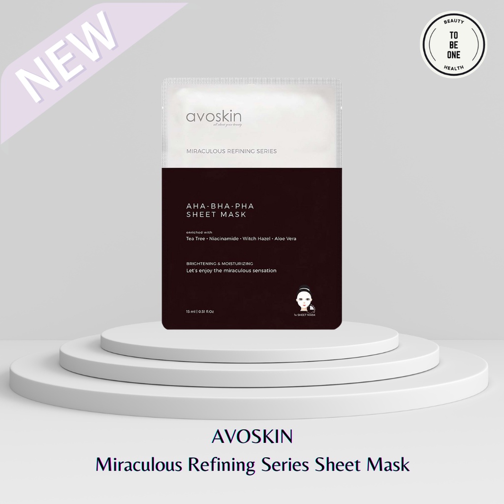Jual AVOSKIN Miraculous Refining Series Sheet Mask | Shopee Indonesia