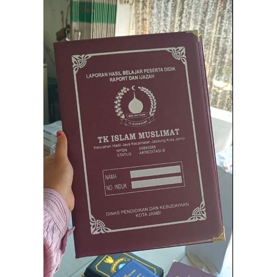 Jual MAP RAPORT / IJAZAH SABLON *Bahan Kulit (ASE) | Shopee Indonesia