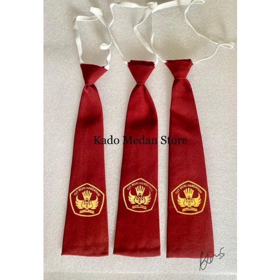Jual [KMS] Dasi SD Merah Logo Sablon Tut Wuri | Shopee Indonesia