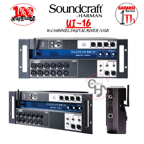 Jual Soundcraft Ui16 16Channel Digital Mixer With Wireless Control ...