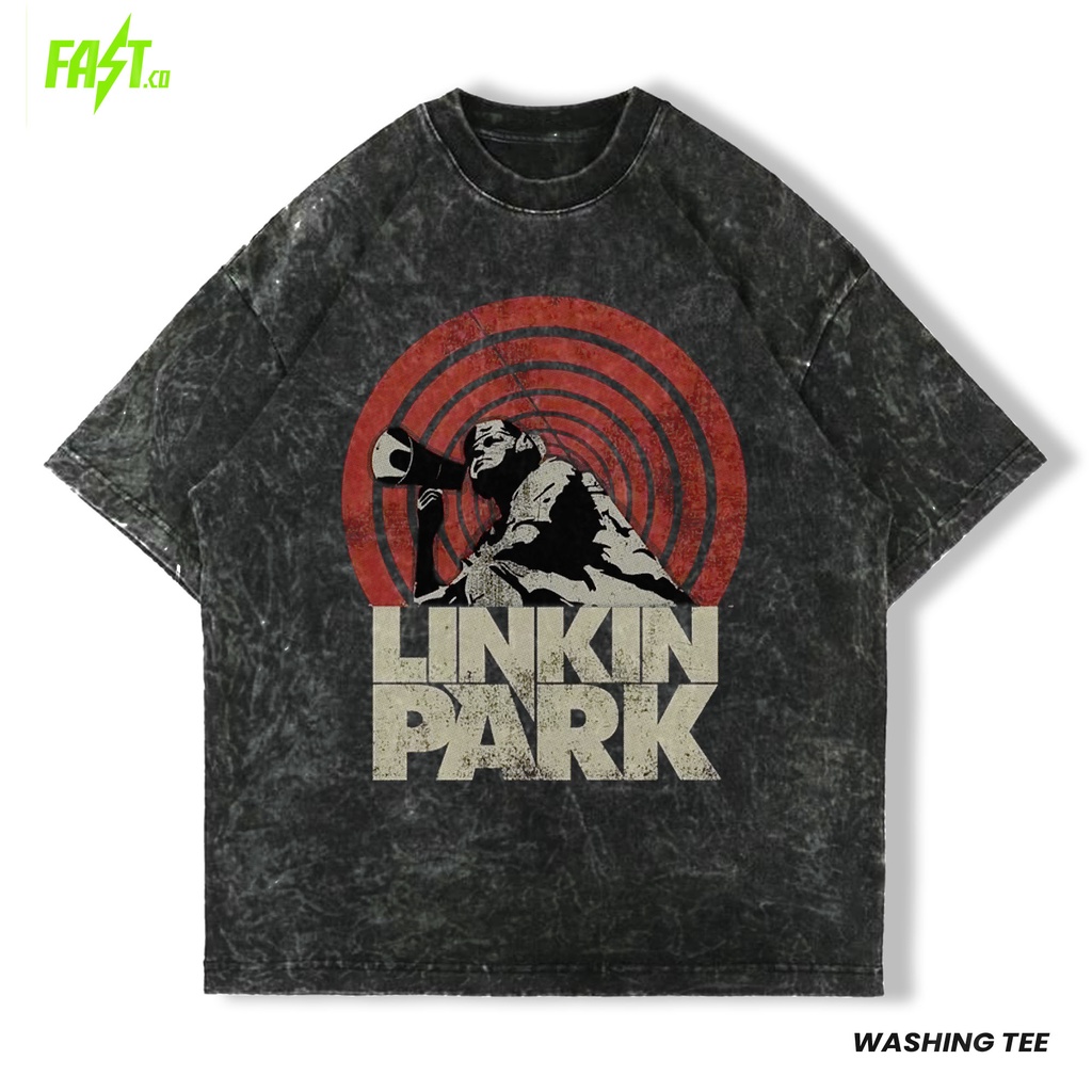 Jual Kaos Linkin Park Washed Oversize Sandwash | T-shirt LINKIN PARK ...