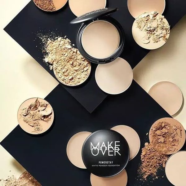 Jual MAKE OVER Powerstay Matte Powder Foundation 20 Shade/ Bedak Padat ...