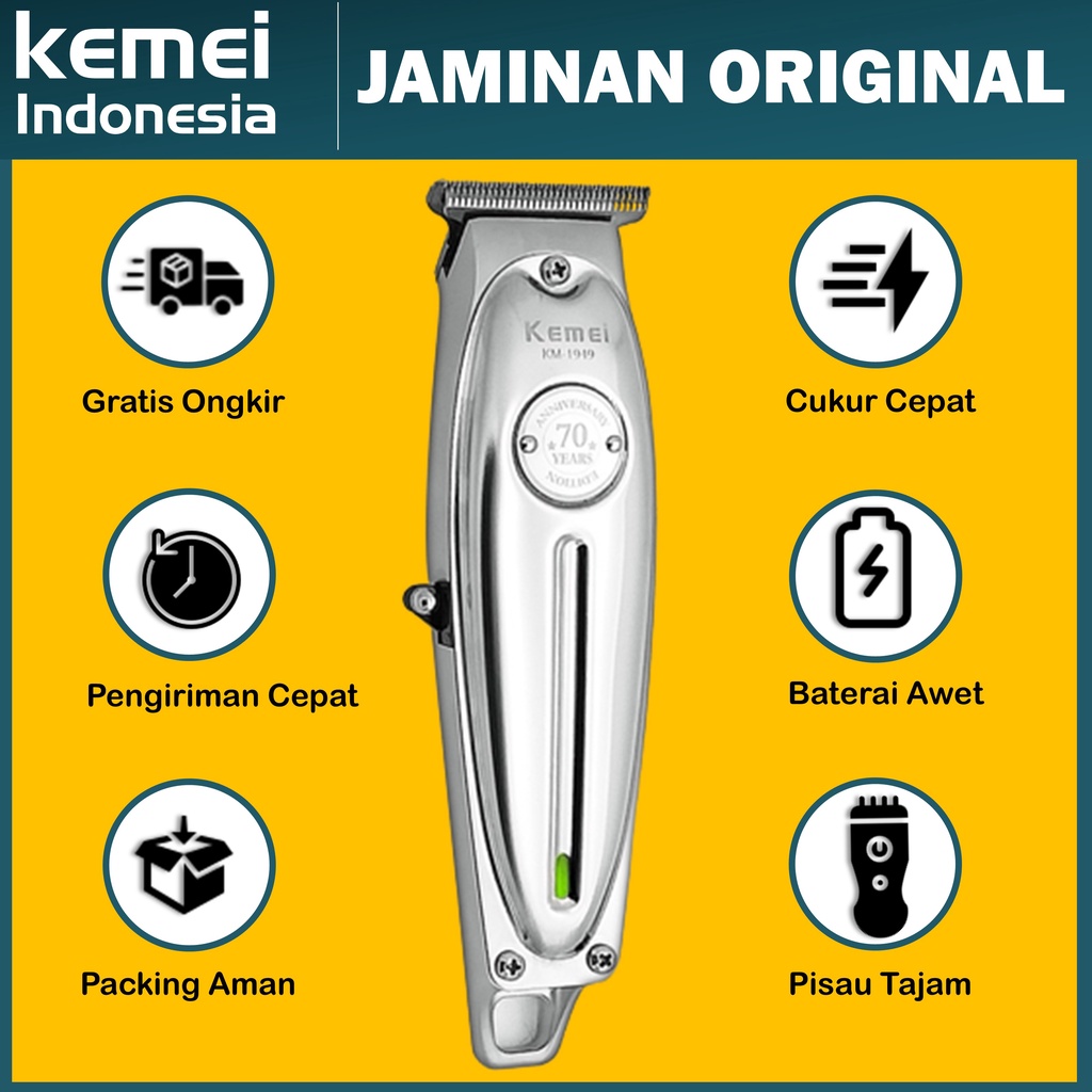 Jual Alat Cukur Rambut Mesin Pencukur Kemei 1949 Professional Hair ...