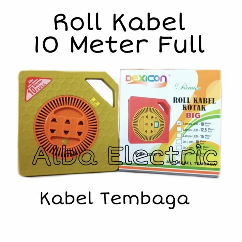 Jual Box Kabel kotak 10 Meter Full Asli Tembaga Roll Kabel 10m Kabel ...