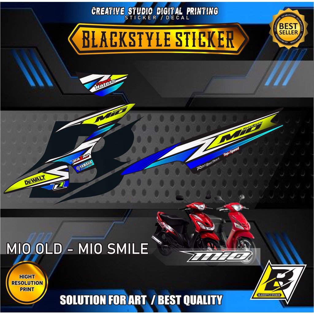 Jual STIKER / STRIPING VARIASI MOTOR MIO OLD MIO KARBU STIKER RACING ...
