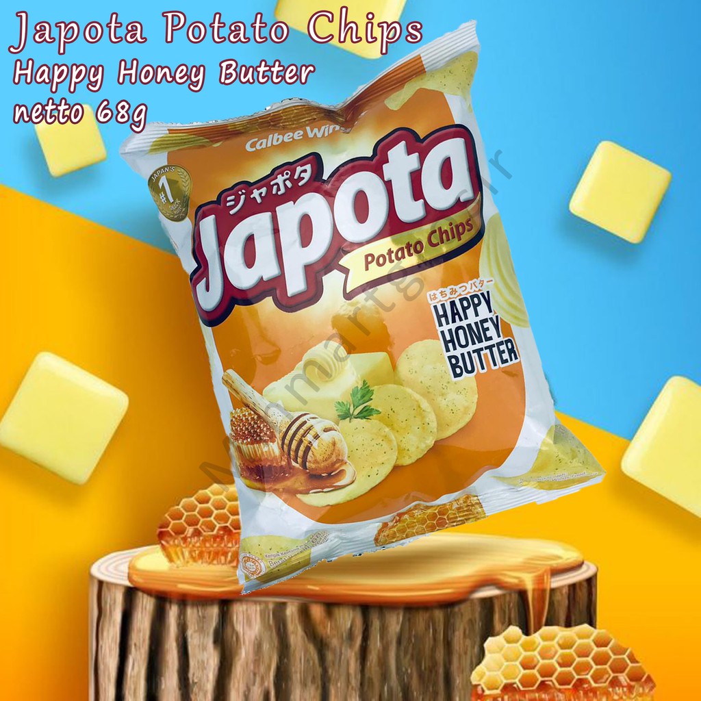Jual Snack Japota / Snack Potato Chips / Snack Kentang Happy Honey ...