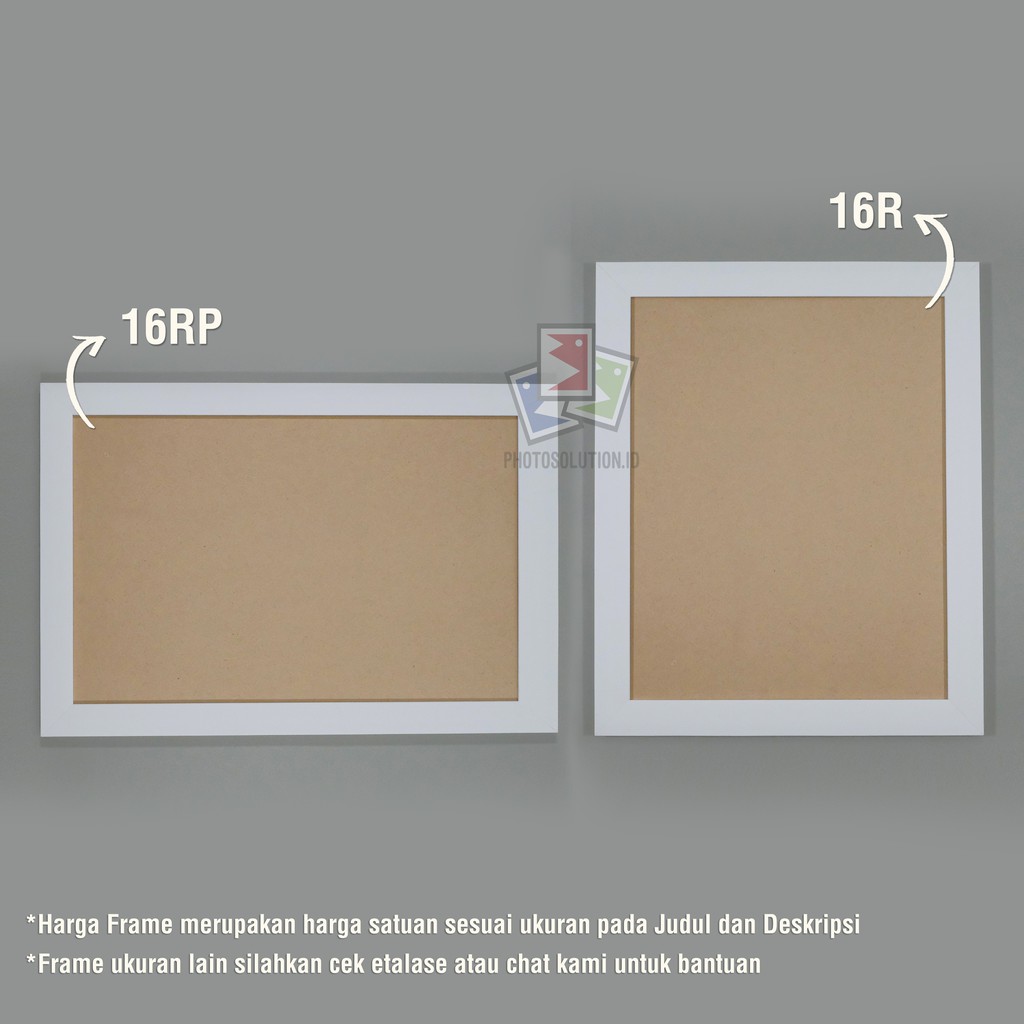 Jual Bingkai Foto 16R 16RP Minimalis TANPA KACA - Photo Frame FM5 ...
