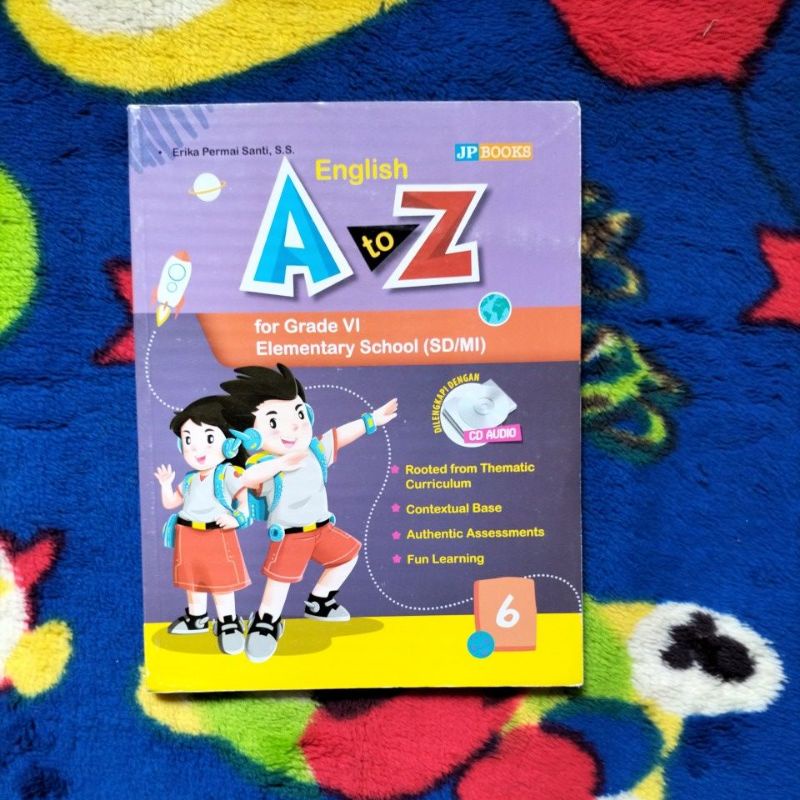 Jual ORIGINAL BUKU ENGLISH A TO Z BASIC ENGLISH KELAS 1 2 3 4 5 6 SD ...