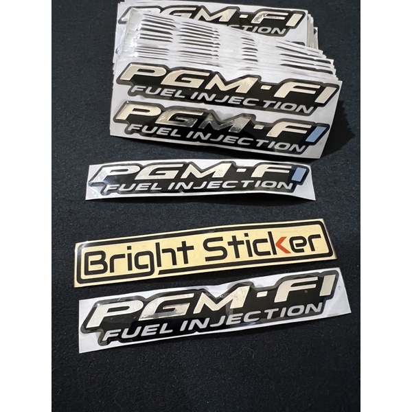 Jual STICKER EMBLEM PGM FI FUEL INJECTION TIMBUL | Shopee Indonesia