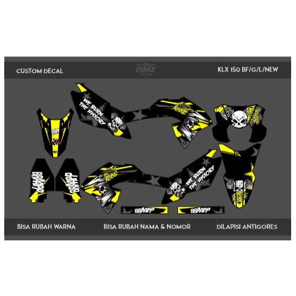 Jual DECAL STICKER KLX BF (033) DEKAL STIKER KLX 150 G/SE/EXTREME/NEW ...