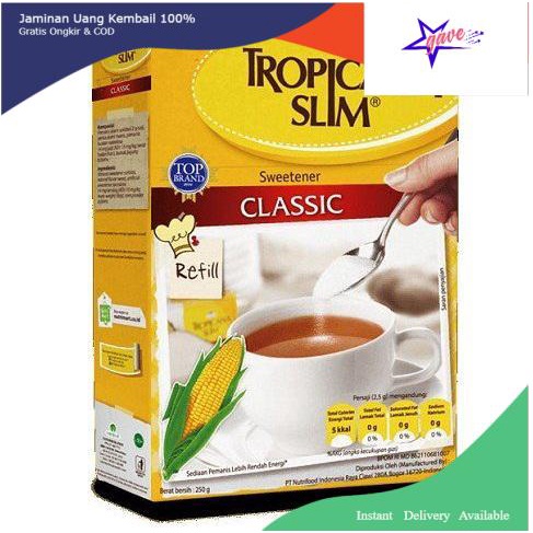 Jual [ COD ] tropicana slim sweetener classic 250 gram | Shopee Indonesia