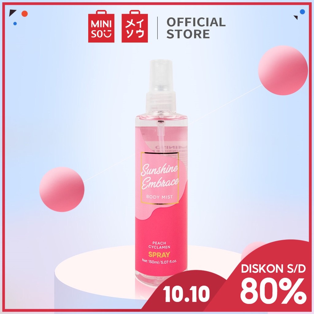 Jual MINISO Body Mist Natural Series Eau de body spray 150ml Parfum ...