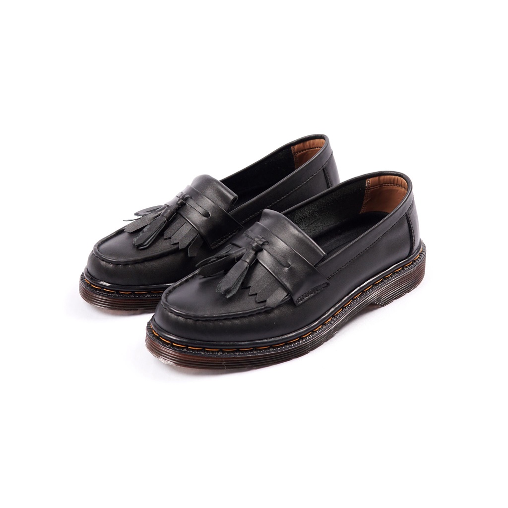 Jual Sepatu Penny Loafers model tassel black kulit original pria ...
