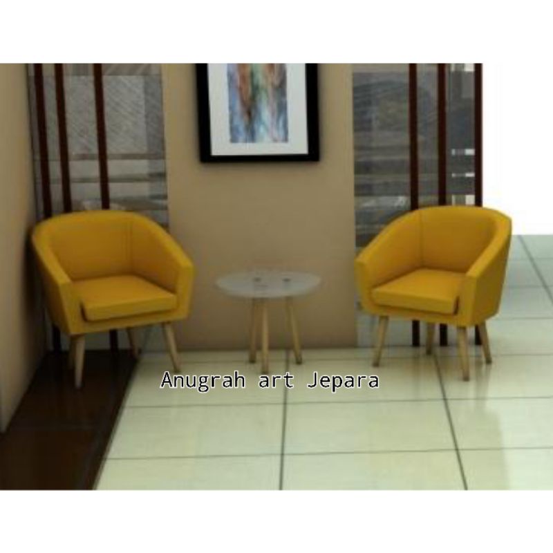 Jual sofa minimalis single kursi teras sofs single cantik set meja ...