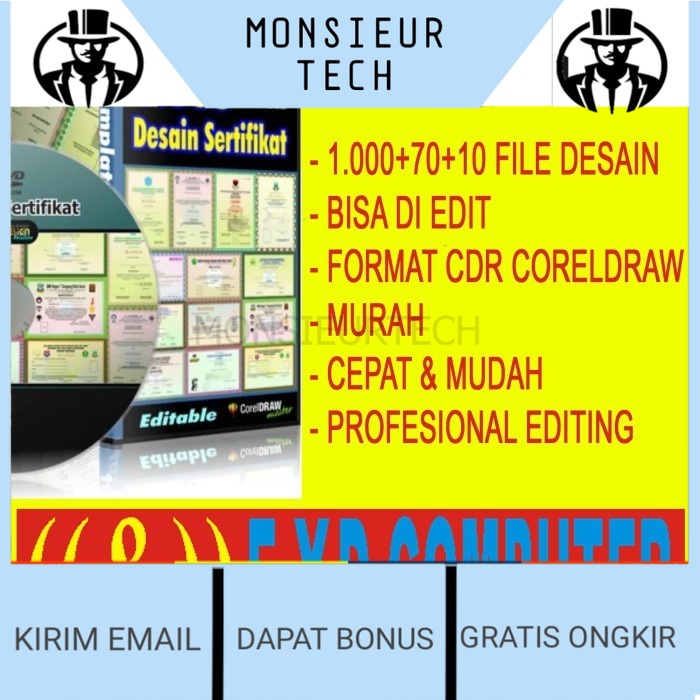 Jual READY DESAIN SERTIFIKAT PIAGAM KOLEKSI TEMPLATE DESIGN GRAFIS ...
