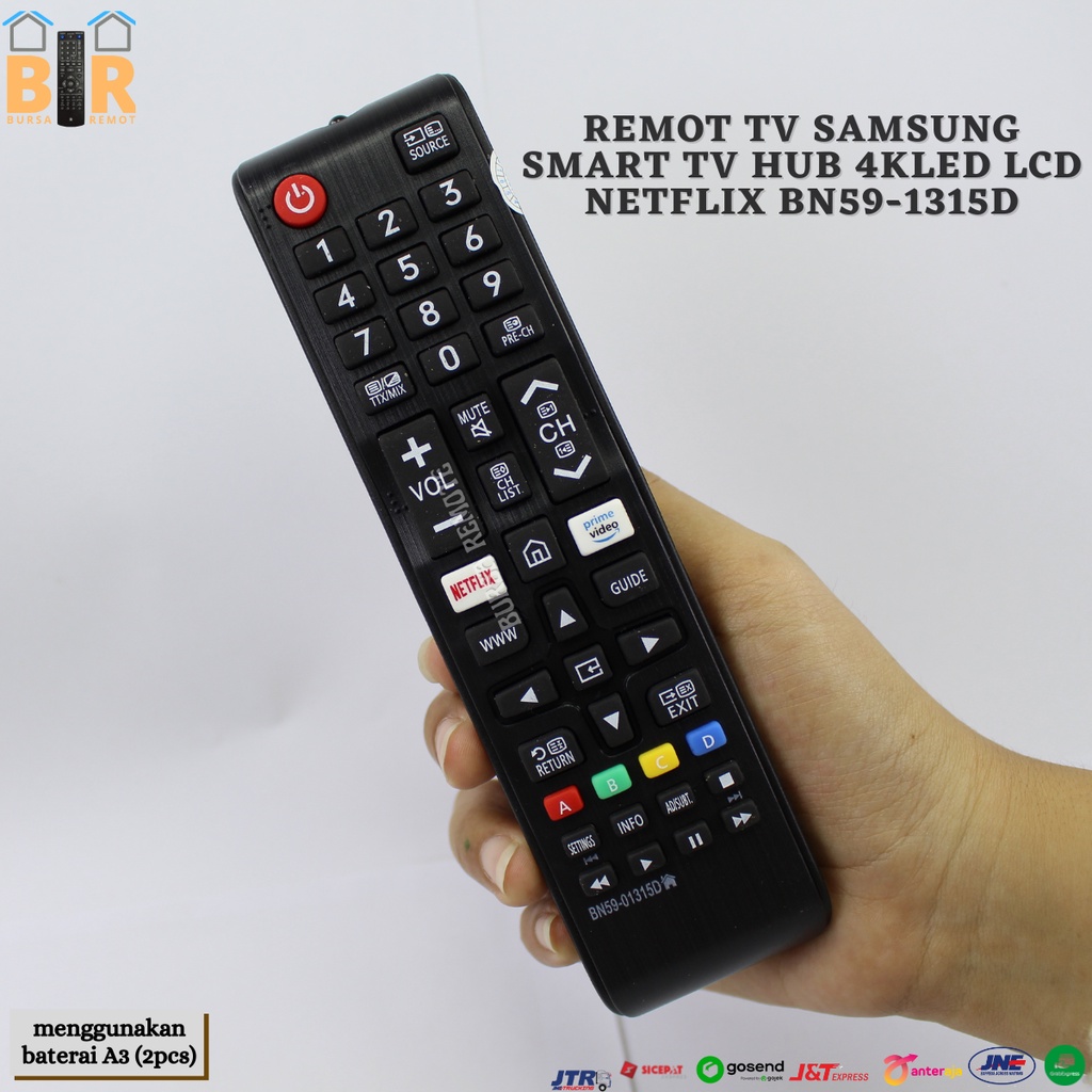 Jual Remot / Remote smart TV Samsung LCD LED Smart TV Netflix BN59-01315D / ecer dan grosir ...