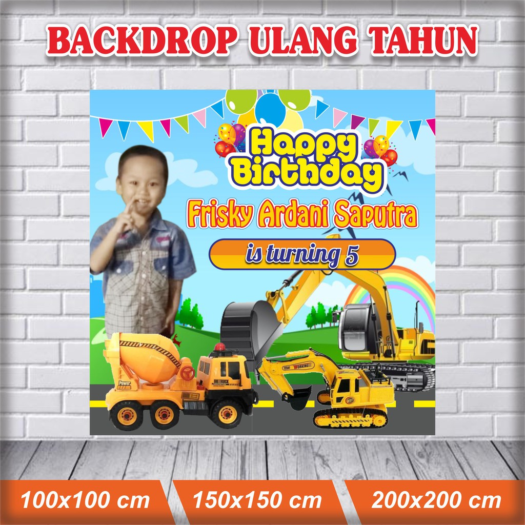 Jual BANNER ULANG TAHUN / BACKDROP ULTAH / SPANDUK ULANG TAHUN ULTAH ...