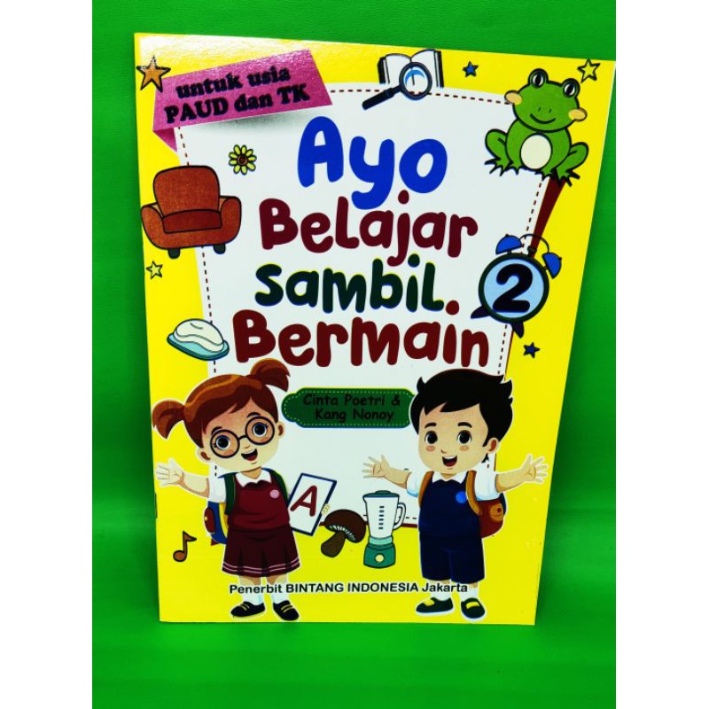 Jual Buku Anak - Ayo Belajar Sambil Bermain Jilid 2 untuk PAUD dan TK | Shopee Indonesia