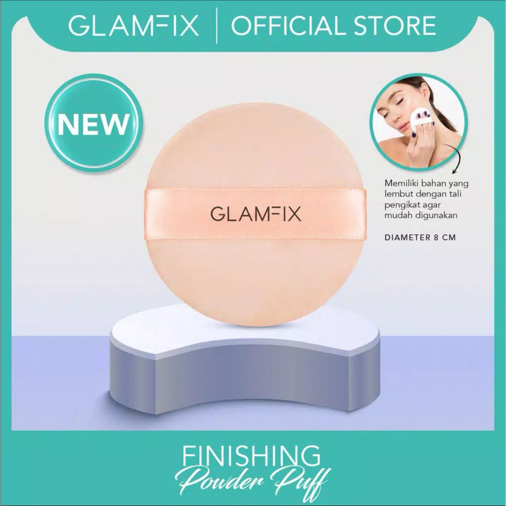 Jual Glam Fix Finishing Powder Puff | Glamfix | Shopee Indonesia