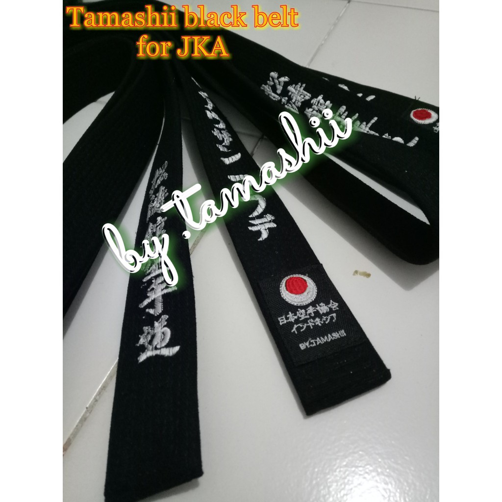 Jual Sabuk Beladiri Tamashii Label JKA tebal Berkualitas. | Shopee ...