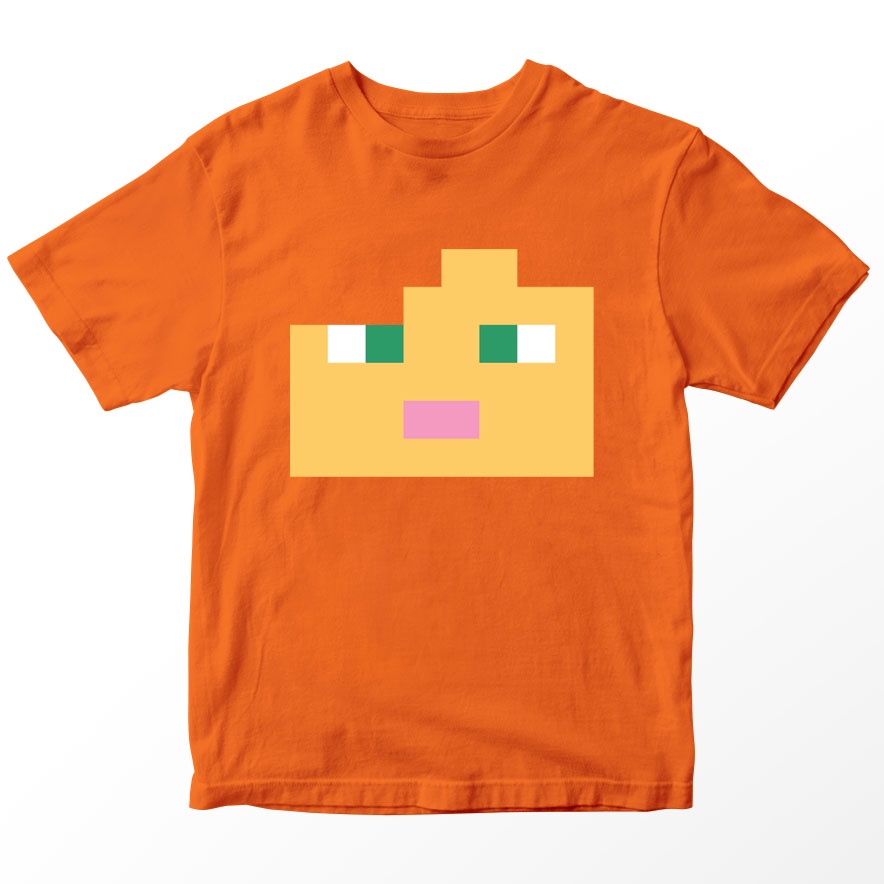 Jual Kaos Minecraft Anak Gambar Alex, Warna Oranye, Umur 1-10 Tahun ...