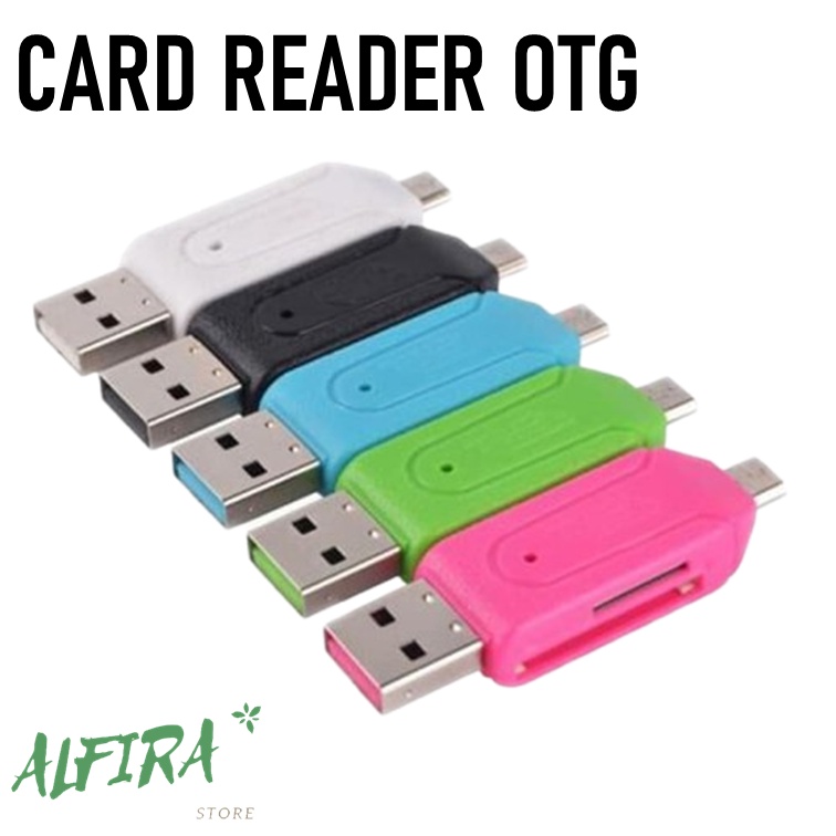 Jual Card Reader OTG Micro USB 2 in 1 Micro SD dan SD Card Memory ...