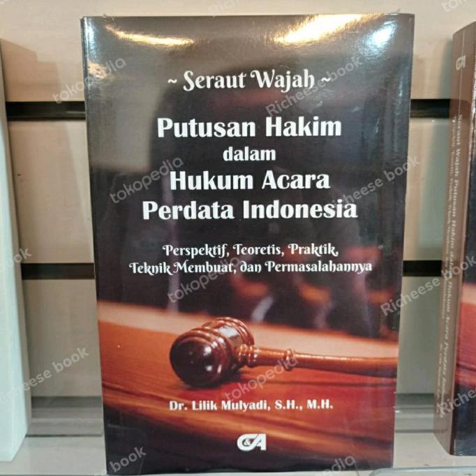 Jual Putusan Hakim Dalam Hukum Acara Perdata Indonesia Ori - Lilik ...