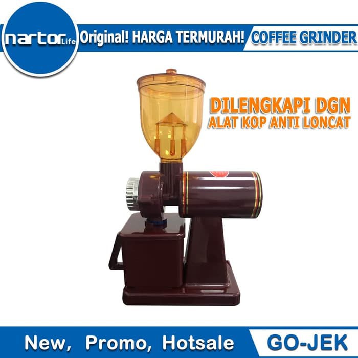 Jual Mesin Giling Penggiling Kopi Listrik N600 Electric Coffee Grinder 600N | Shopee Indonesia