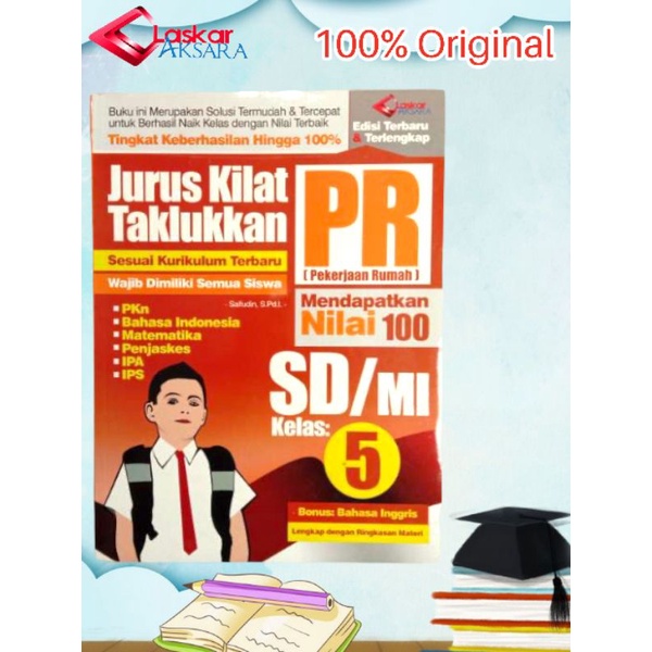 Jual Buku Jurus Kilat Taklukkan PR SD/MI Kelas 5 | Shopee Indonesia
