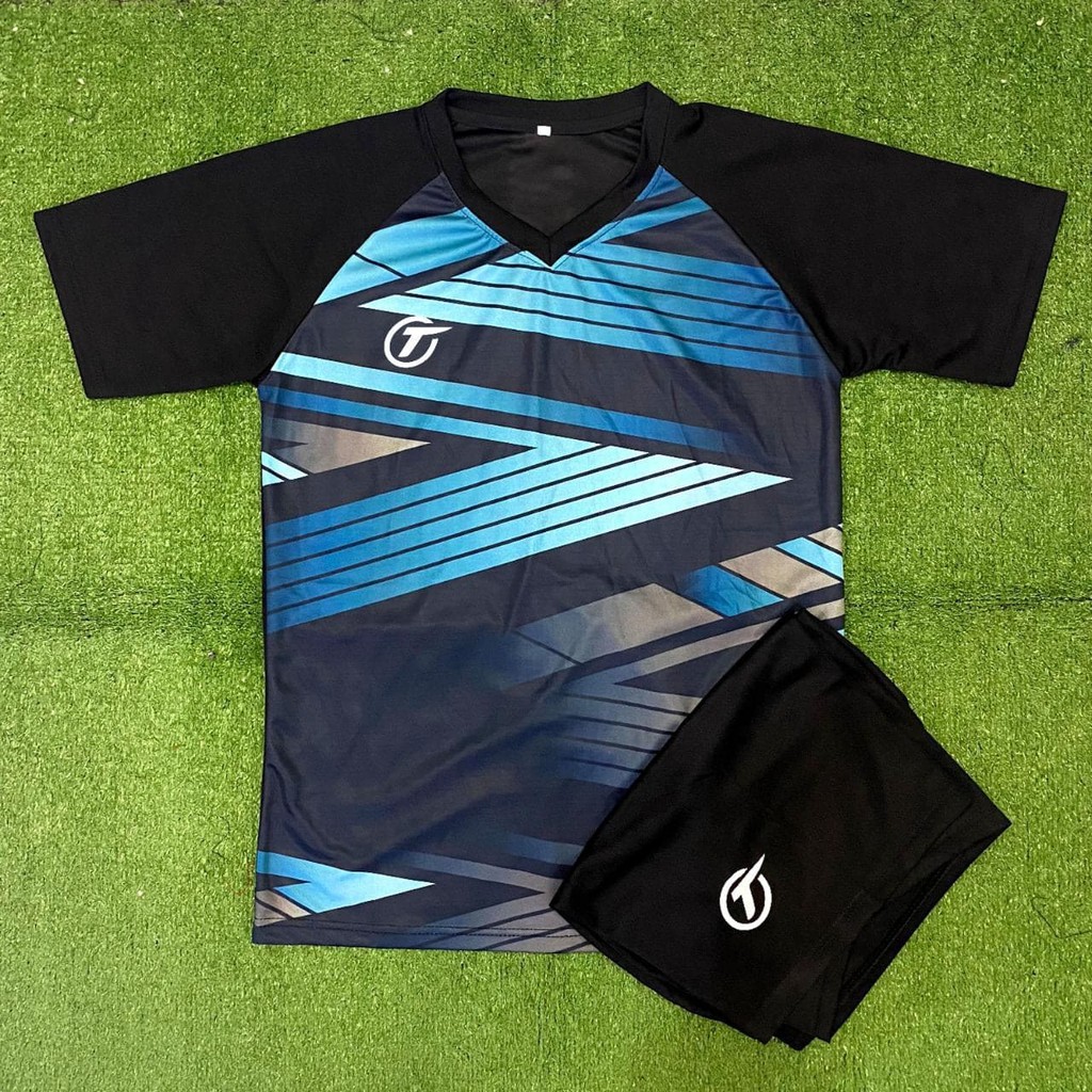 Jual KAOS VOLI PAKE SABLON/KAOS BADMINTON PAKE SABLON/KAOS TIM BOLA ...