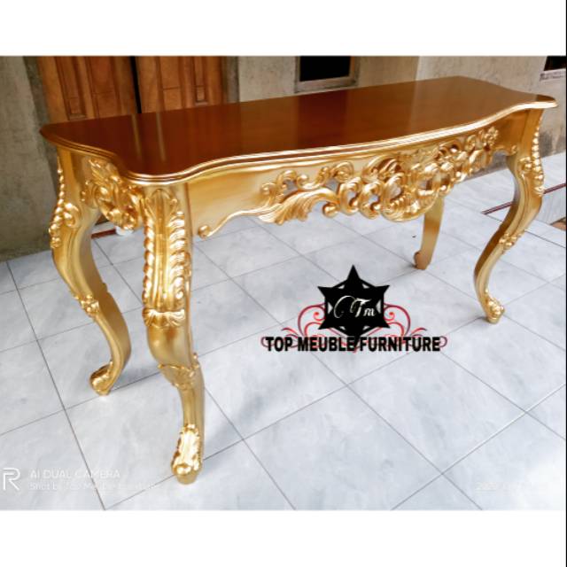 Jual Meja konsol gold ( meja rias, meja makan,meja tamu,meja belajar ...