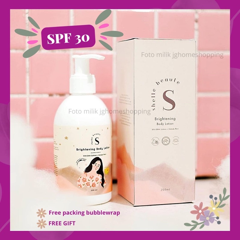 Jual Shellebeaute Brightening Body Lotion SPF 30 Pencerah Kulit ...