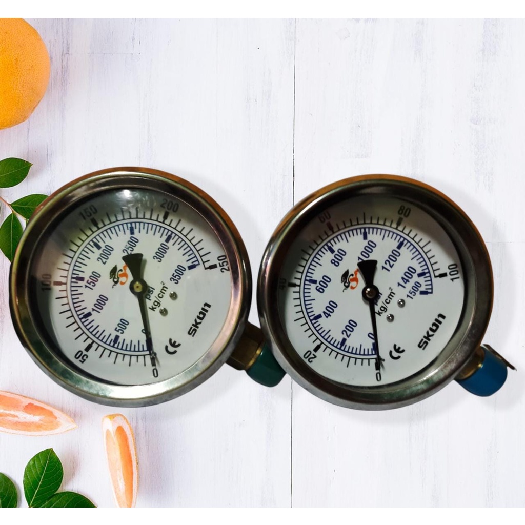 Jual Pressure Gauges Raket SKON 2,5 inchi 100 Kg/Psi 250 Kg/Psi | Shopee Indonesia