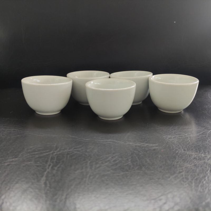 Jual gelas putih teapai set gelas teh dimsum yamcha chinese japanese ...