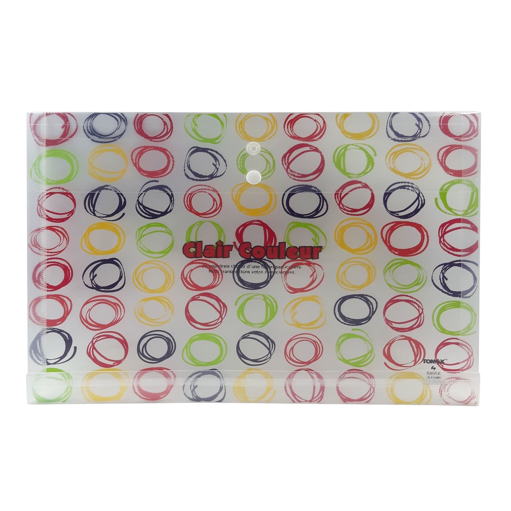 Jual Map Plastik TOMEX F4 Motif Mixed Map Kancing Plastik Punggung Data ...