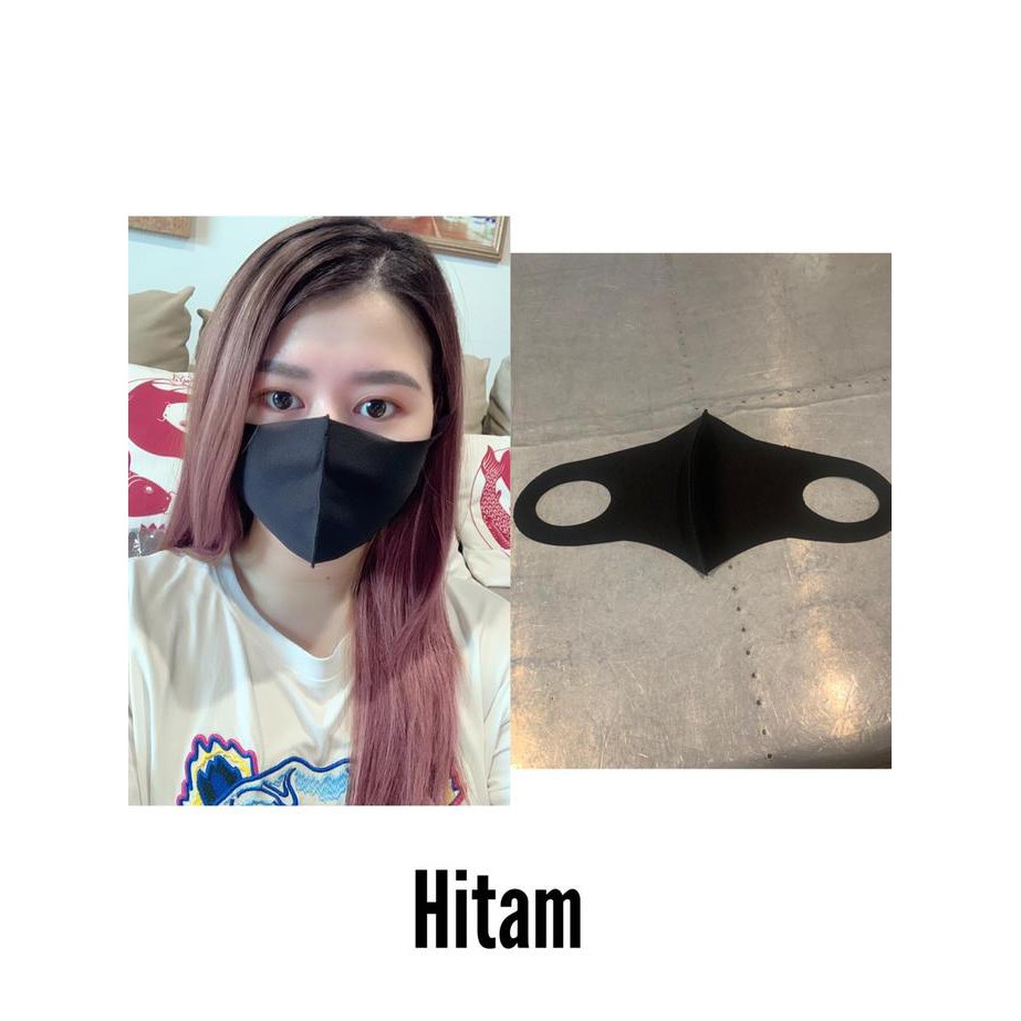 Jual masker scuba polos hitam 1 pack isi 12 pcs | Shopee Indonesia