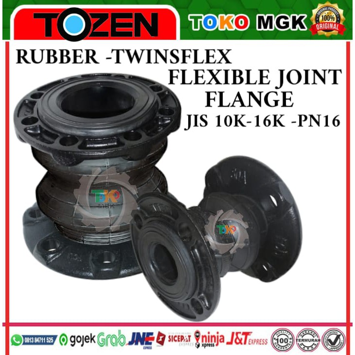 Jual DN50 2" FLEXIBLE JOINT TOZEN TWINFLEX HARGA PROMO | Shopee Indonesia