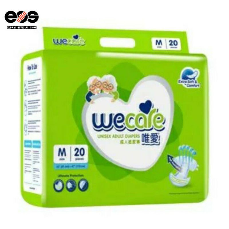 Jual WECARE INTERNATIONAL ADULT DIAPERS SIZE M 20-Pempers Popok Dewasa/Manula/Tipe Celana ...