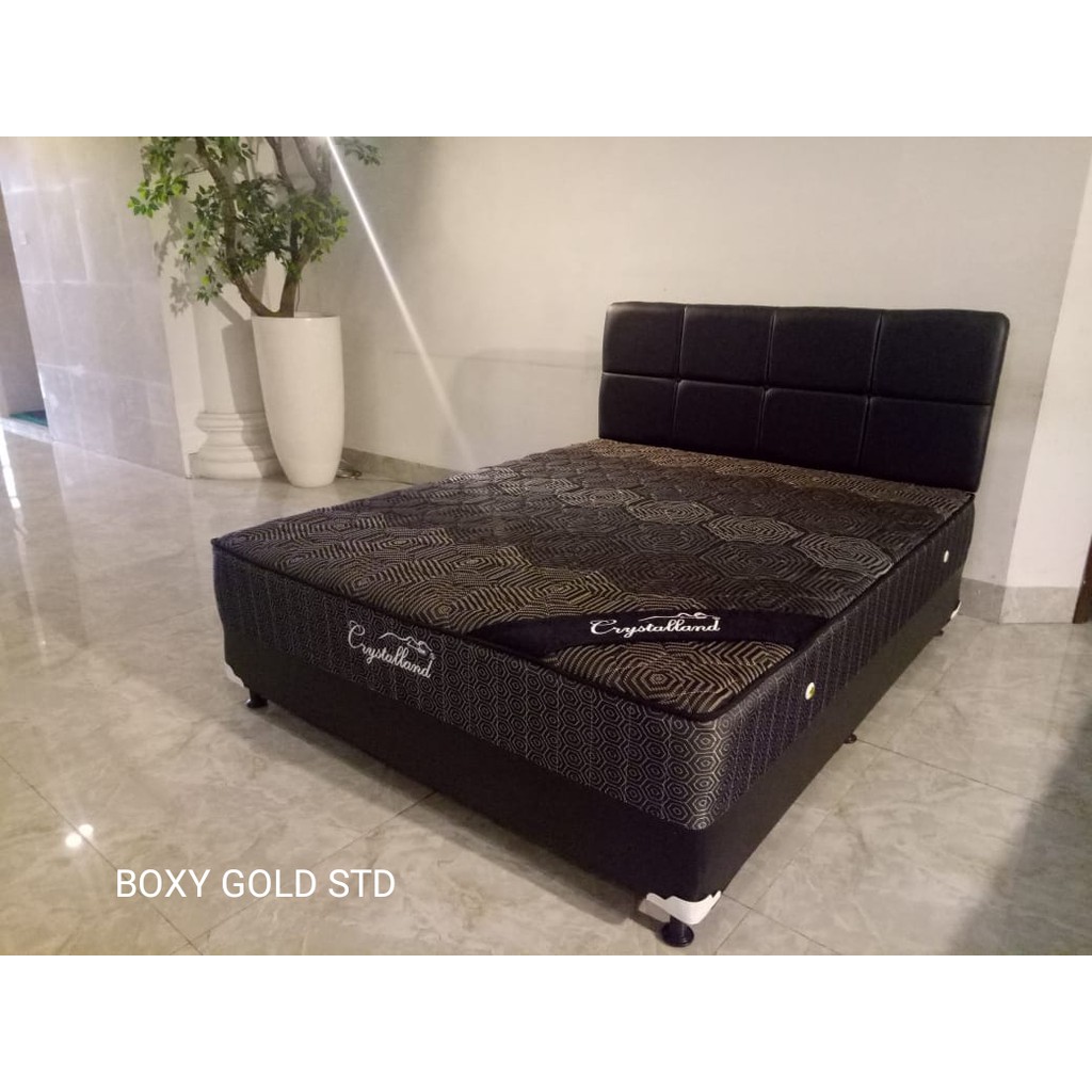Jual OK - Bed Set Springbed Boxi Gold Crystalland Garansi Pir 10 Tahun ...